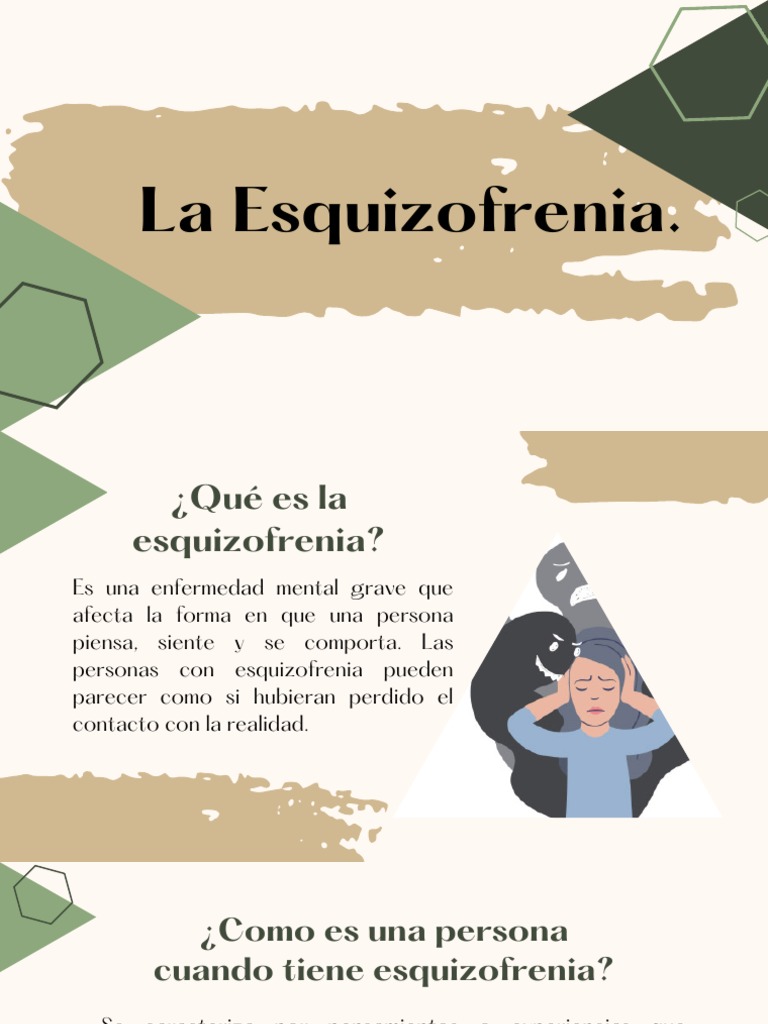 Esquizofrenia: Definición y Tratamiento | PDF | Esquizofrenia ...