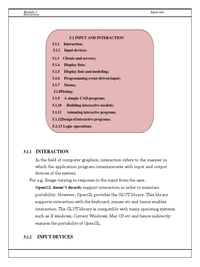 CG Module-5 | PDF | Computer Program | Programming CG Module-5 | PDF | Computer Program | Programming