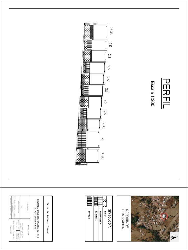Barda Perímetral Escuela Telesecundaria Macho Bayo | PDF