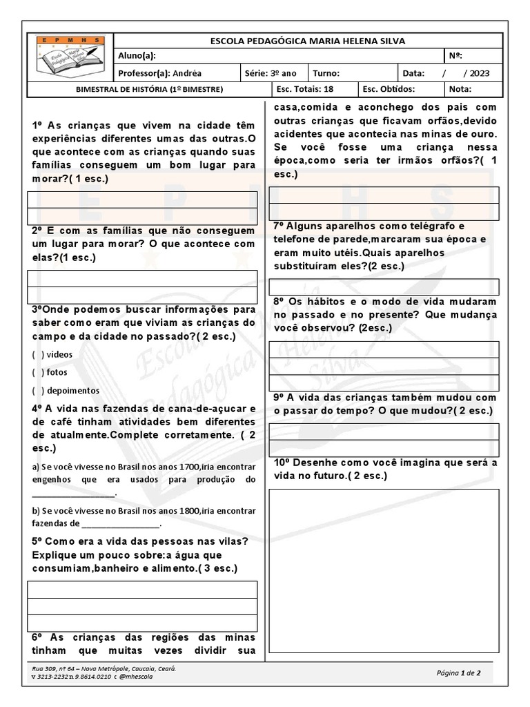 AVAL Bim, Hist | PDF