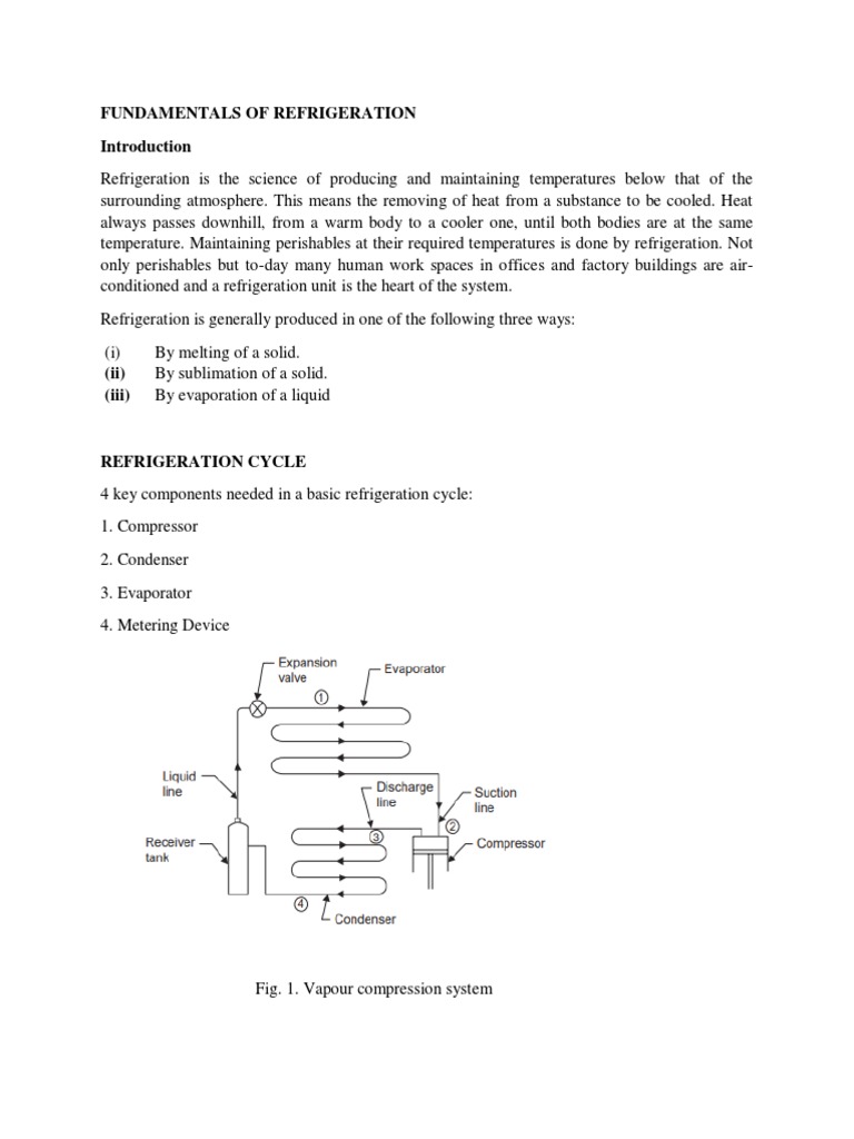 Refrigeration Pdf Cryogenics Engineering Thermodynamics