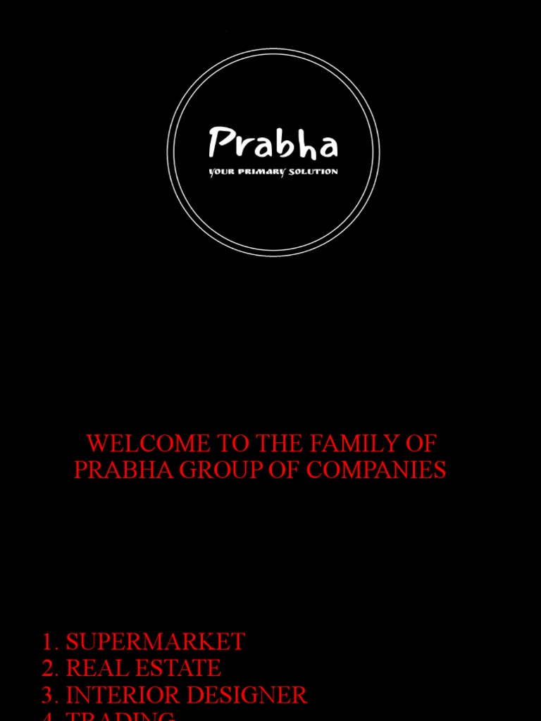 Prabha Group of Companies | PDF