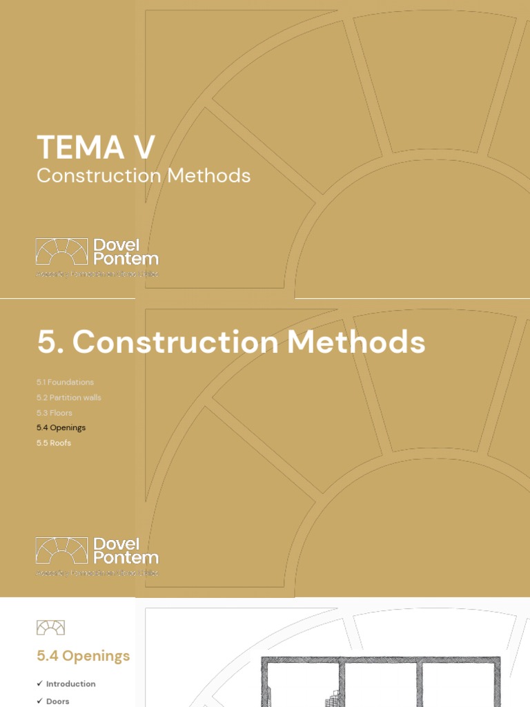 31 DVP Construction Methods Openings | PDF | Door | Window