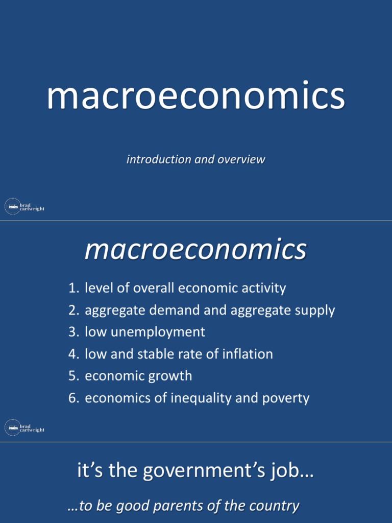 Simple Overview of Macroeconomics | PDF | Monetary Policy | Economics