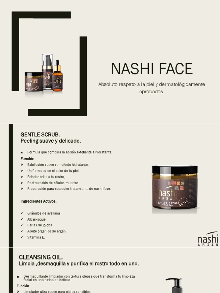Ficha Nashi . | Descargar gratis PDF | Pelo | Productos cosméticos