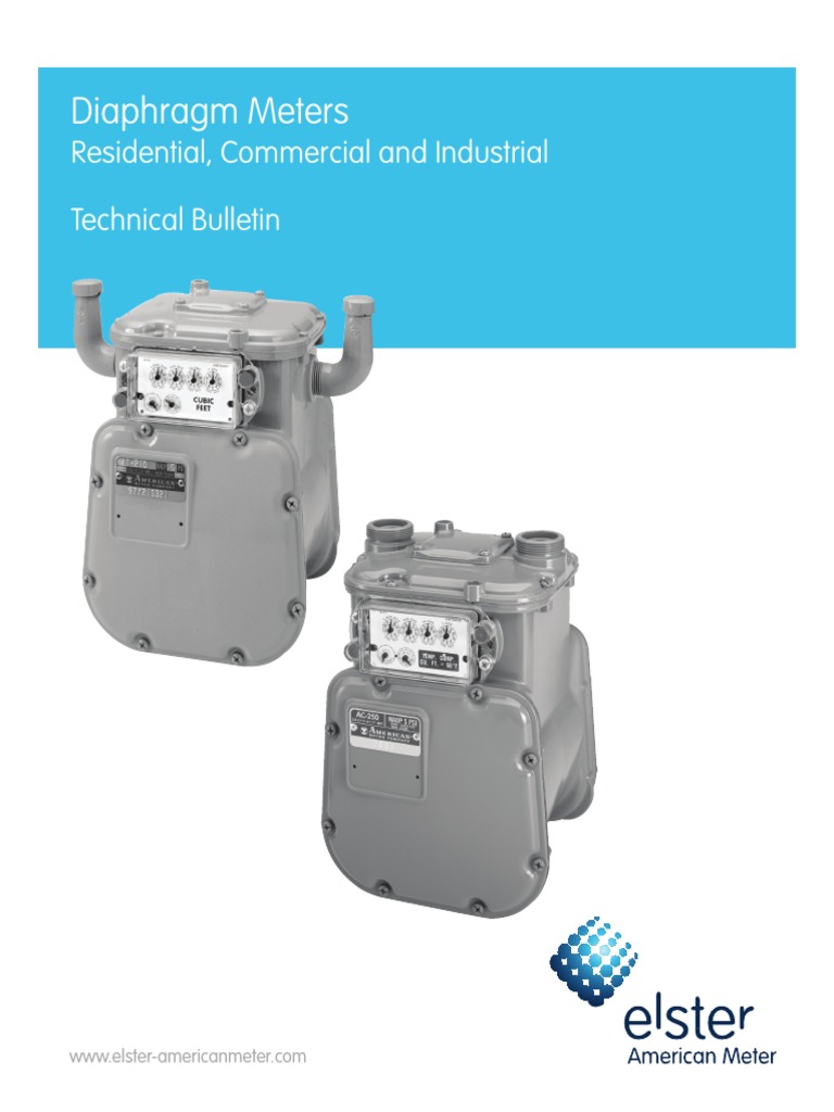 Medidores AMERICAN METERS | PDF | Screw | Pipe (Fluid Conveyance)