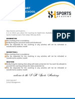 Solicitation Letter: Uniform/jersey Consisting of 12 Players | PDF