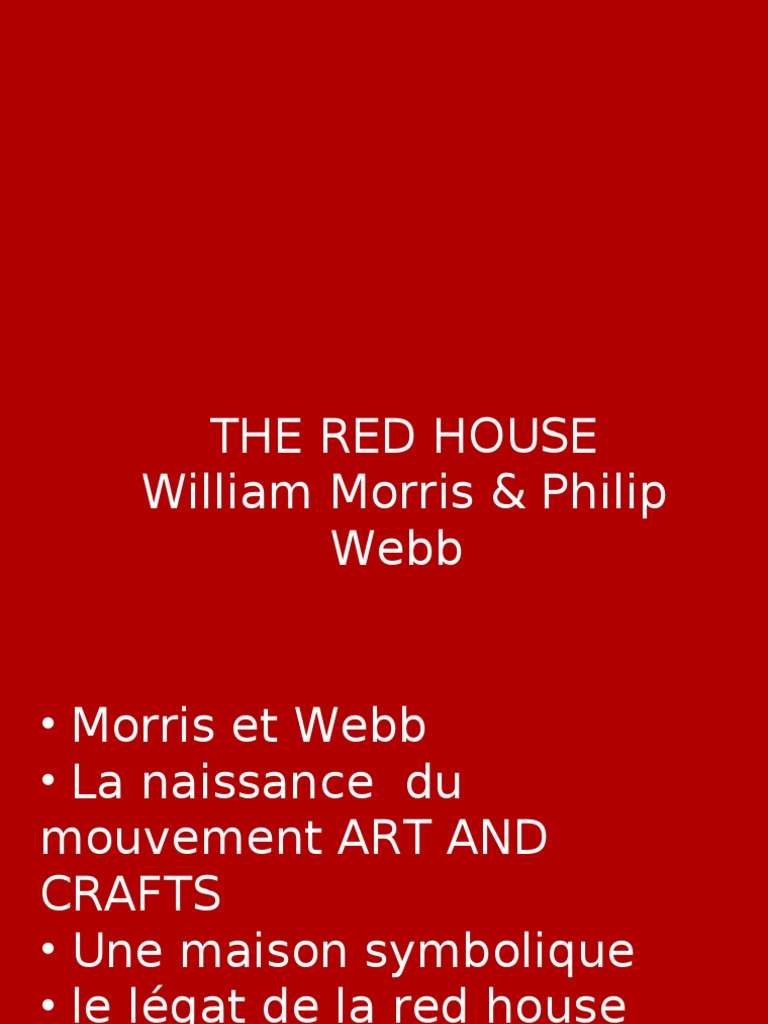 The Red House | PDF | William Morris | Arts (Général)