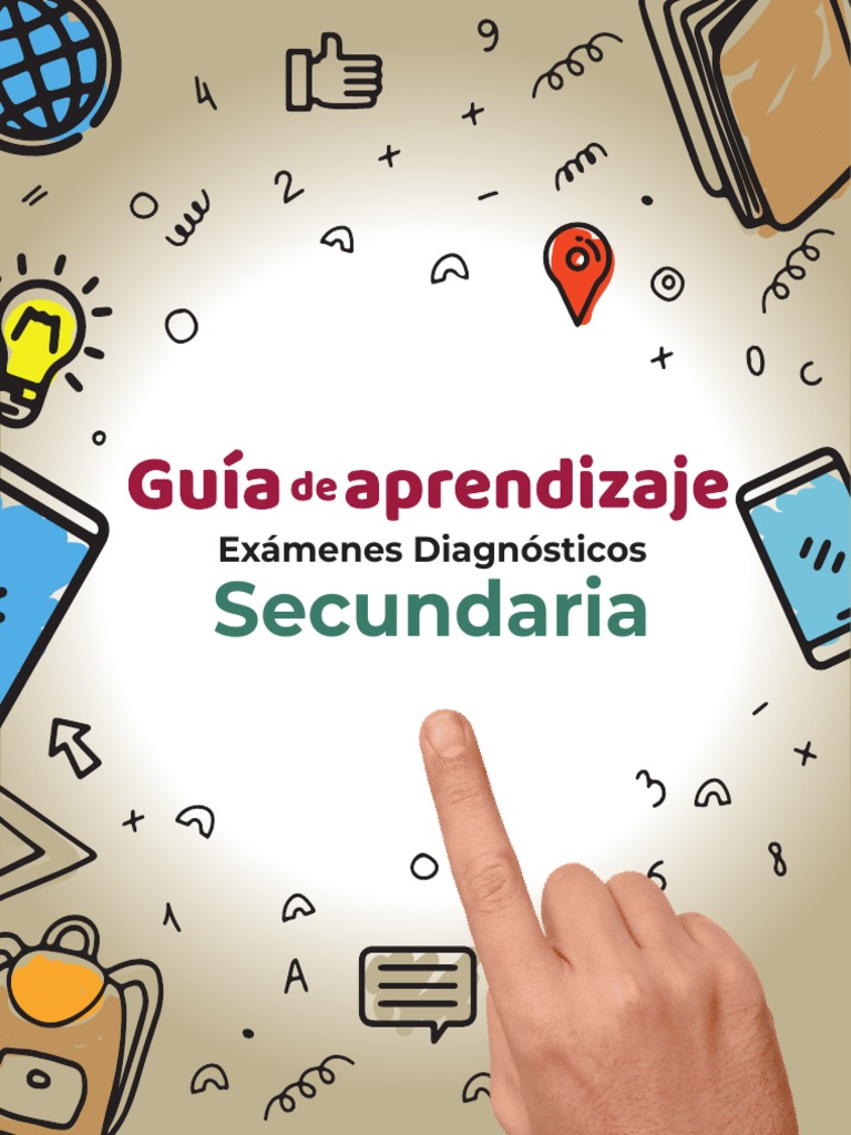Guía de Aprendizaje. Exámenes Diagnósticos (Secundaria) | PDF | Asunto ...