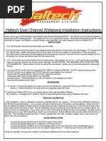 Haltech - E6x F10X E8 E11v2 Install - Instructions | PDF | Computers | Technology & Engineering