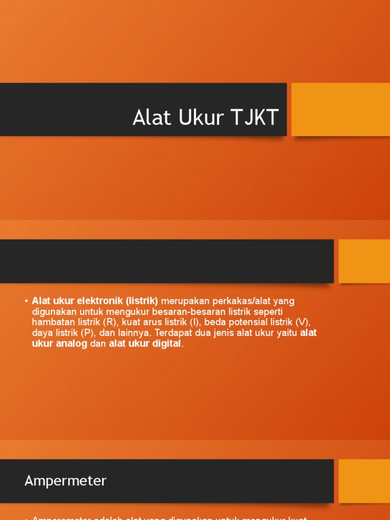 Alat Ukur TJKT | PDF