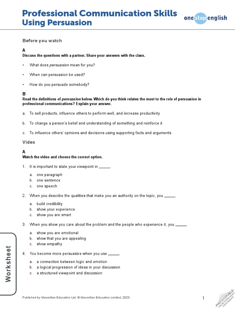 pcs_usingpersuasion_interactive_77640 | PDF | Persuasion | Communication