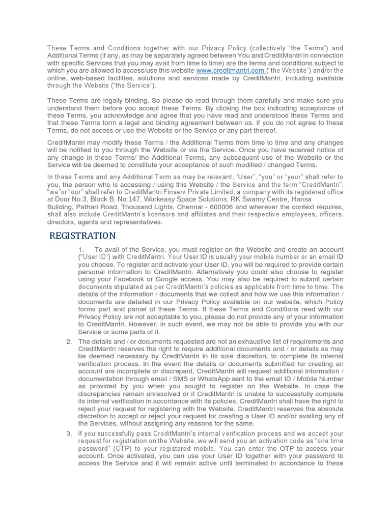 Terms - and - Conditions-New Uni Pass | PDF | Breach Of Contract | Trademark