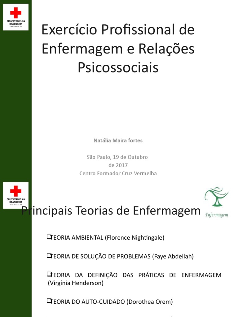 Aula 3 | PDF | Enfermagem | Florence Nightingale