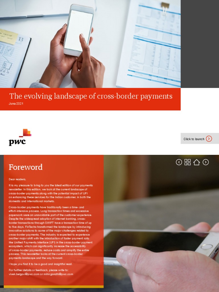 The Evolving Landscape of Cross Border Payments | PDF | Payment System | Banks