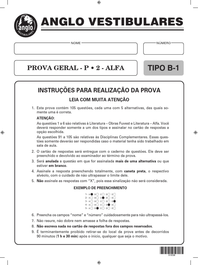 Simulado Fuvest 2 - 2023 - Alfa Verde - Prova | PDF | Átomos | Ciências ...