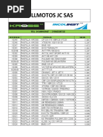 Tabela de Rolamentos para Motos | PDF | Negócios | Computadores