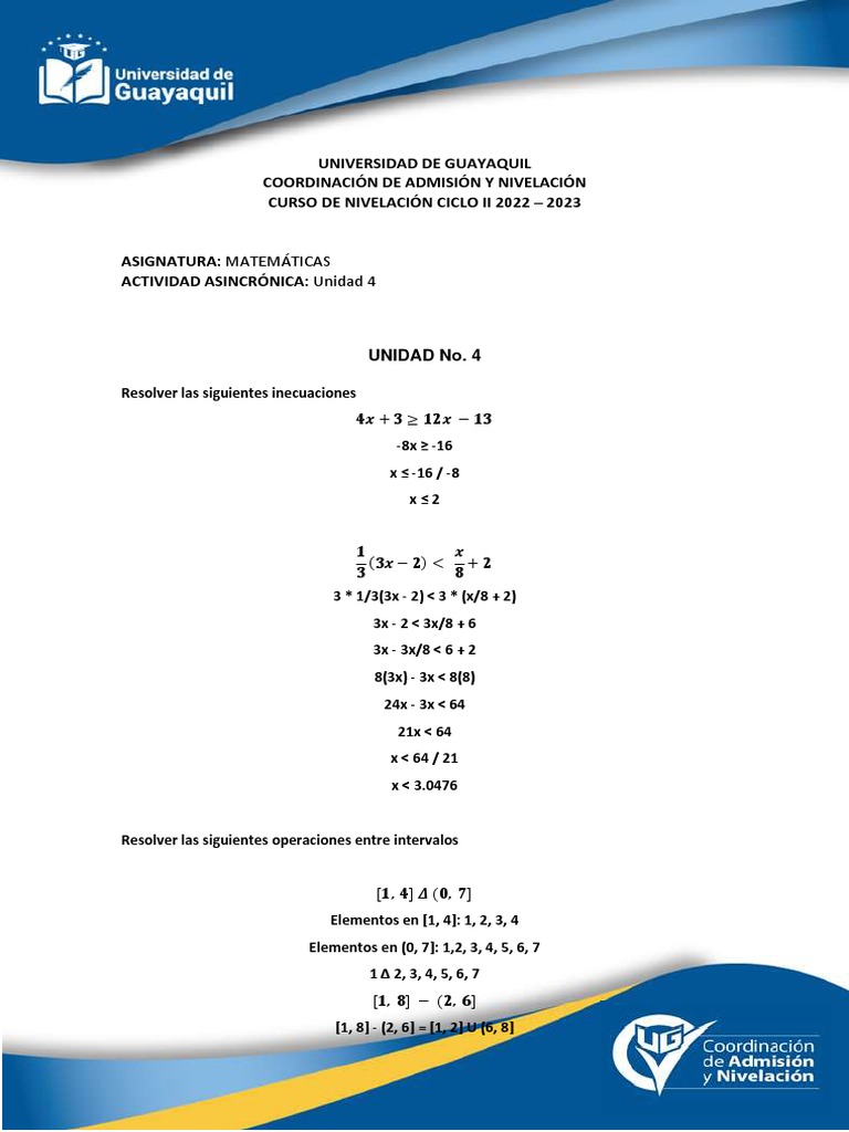 Tarea - U4 - Clase 4 | PDF