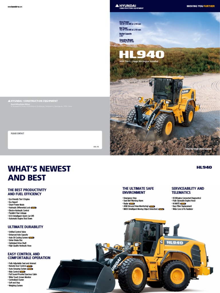 Ce Eng HL940 (22.07) | PDF | Horsepower | Brake