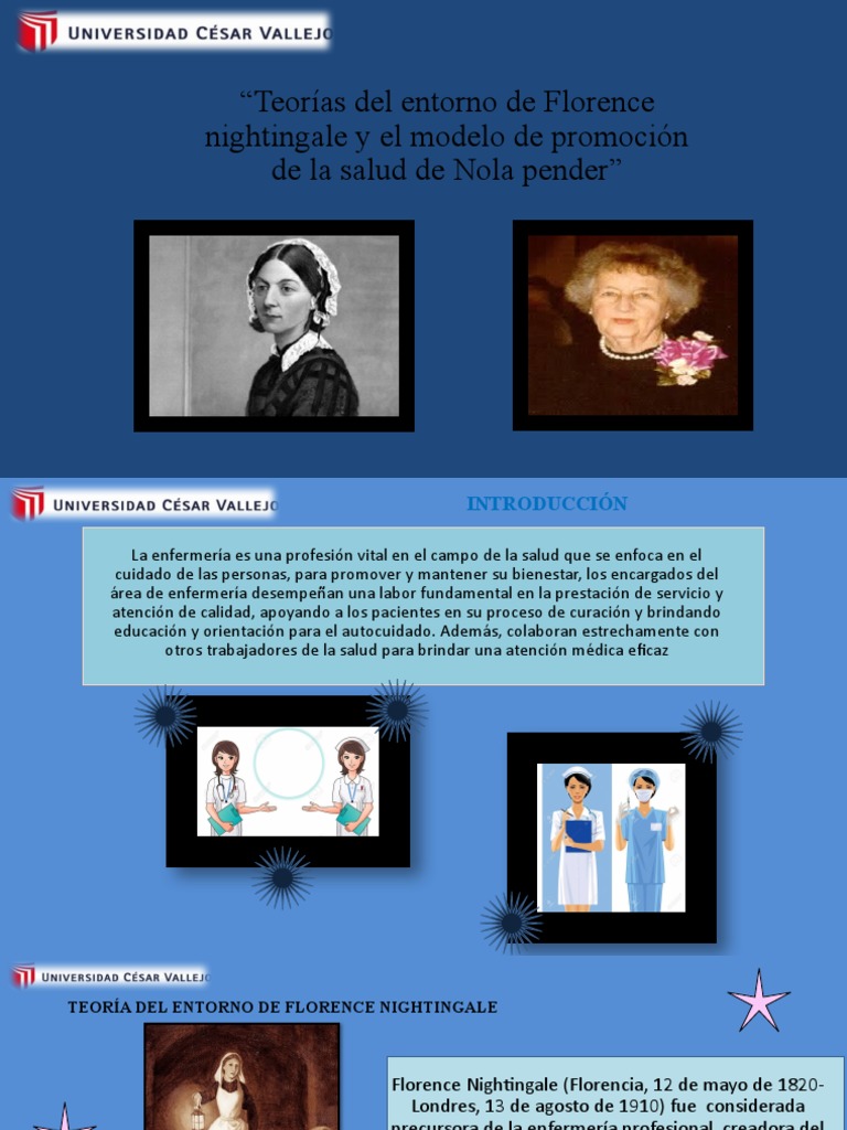 Teorías de Nightingale y Pender en Salud | PDF | Enfermería ...