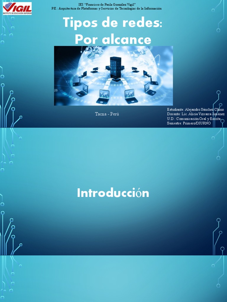 Tipos de Redes Por Alcance | PDF | Red de computadoras | Red de área amplia