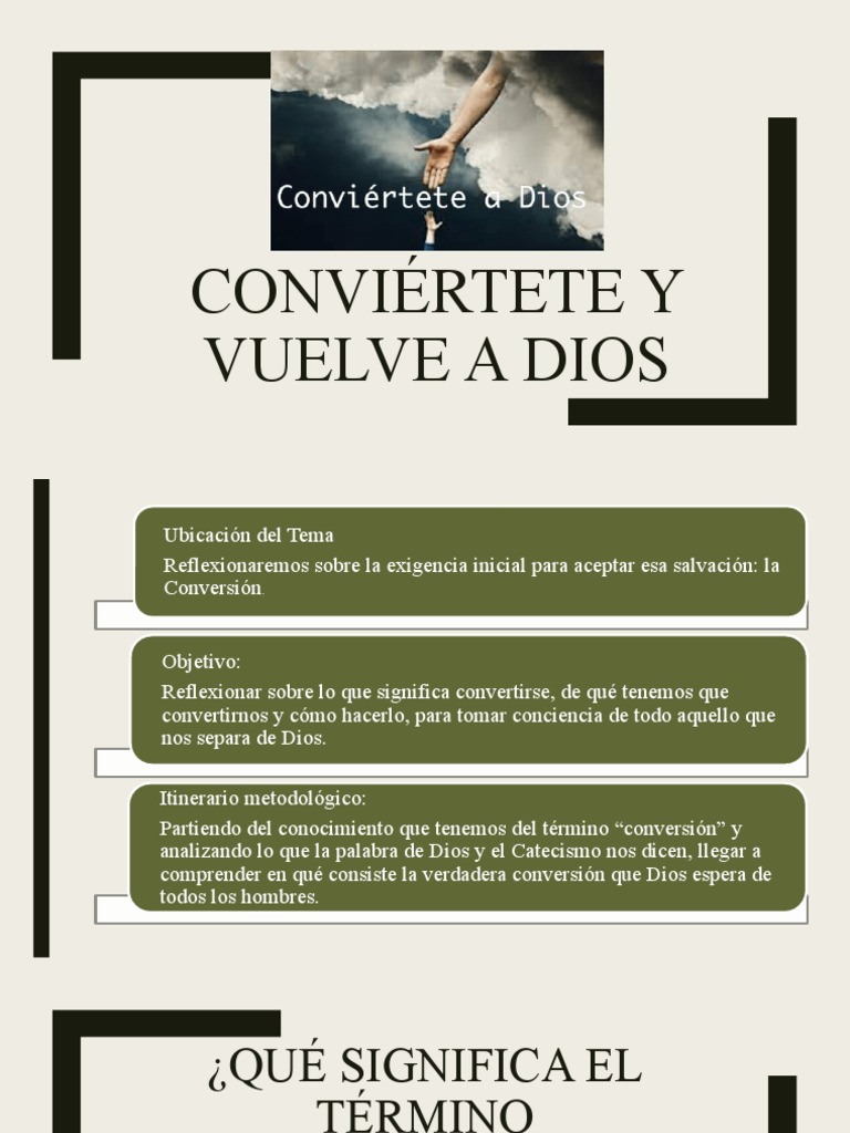 Conviértete y Vuelve A Dios | PDF | Creencia religiosa y doctrina ...