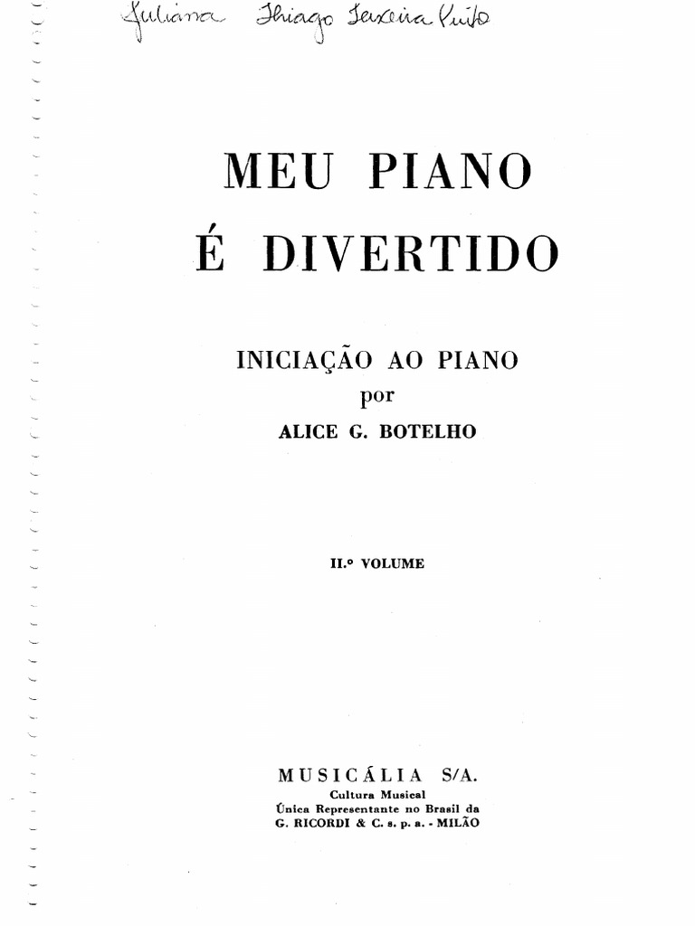 Meu Piano e Divertido 2 PDF | PDF