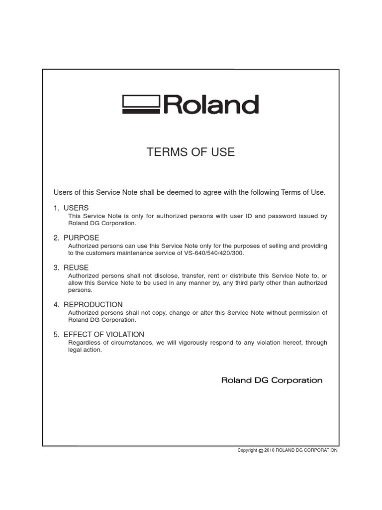 Roland Vs 640 Mechanical Drawing | PDF | Equipment | Manufactured Goods