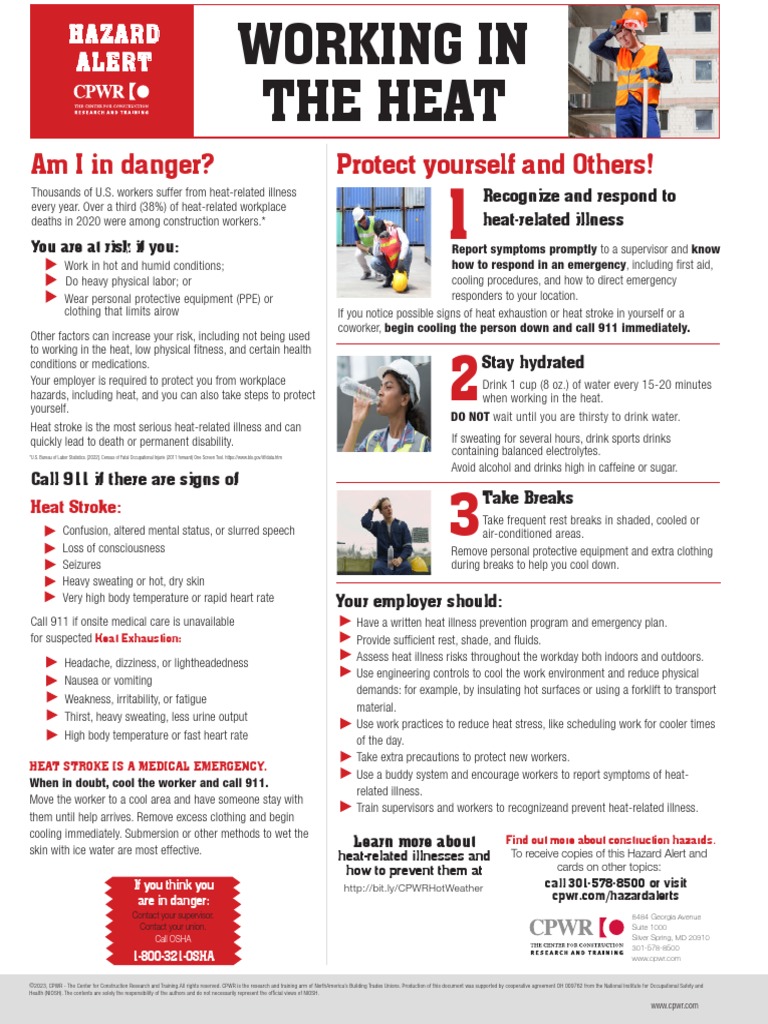 Hot Weather Hazard Alert | PDF | Hyperthermia | Medical Specialties