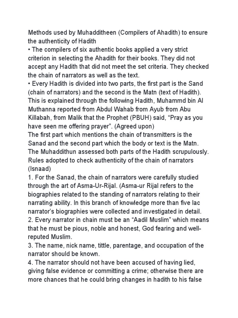 Islamiat Notes | PDF | Hadith | Abrahamic Religions