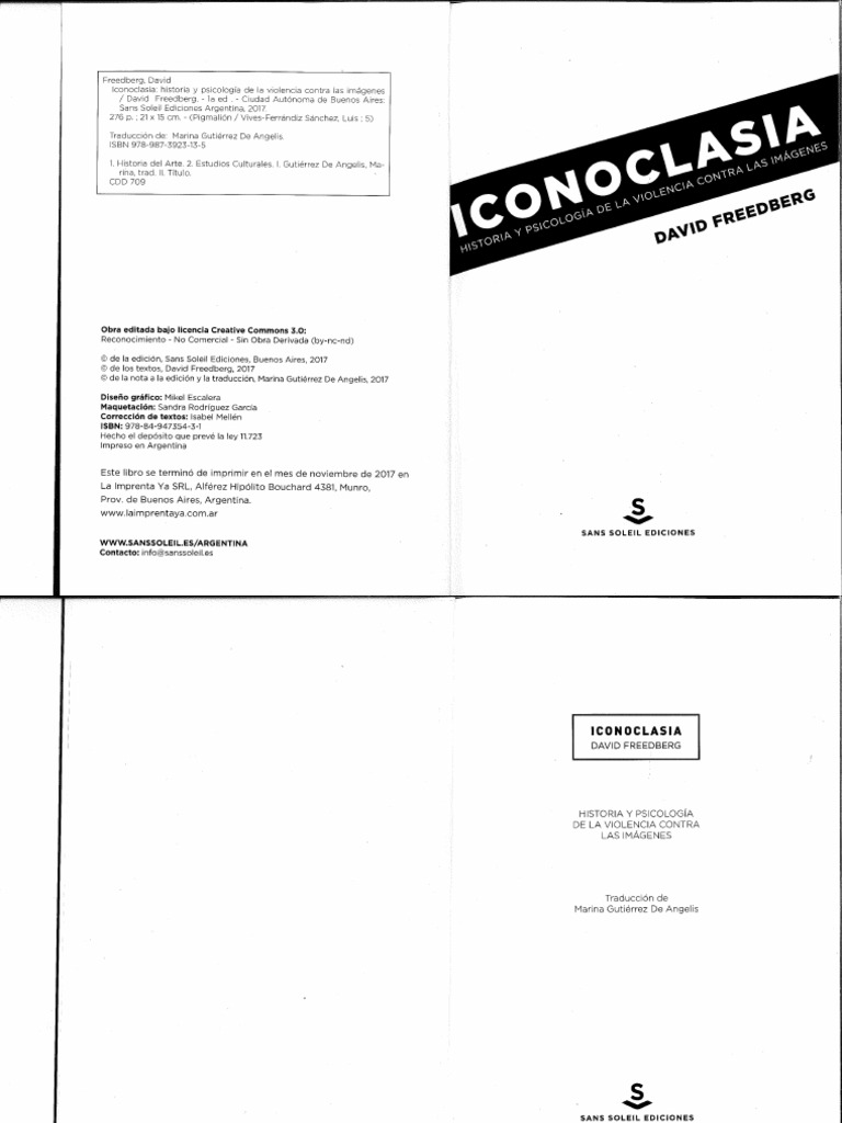 03 - Freedberg, D. Iconoclasia. Historia y Psicologia de La Violencia ...