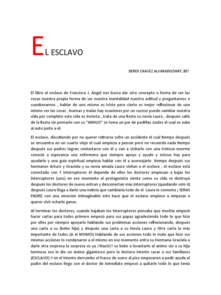 El Esclavo Pdf