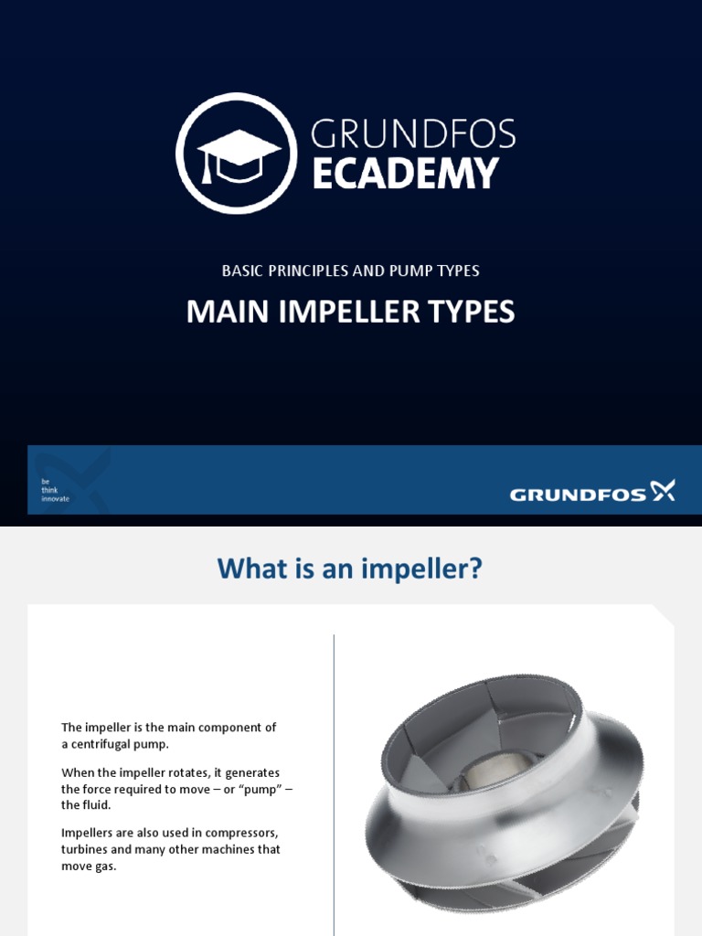 Types of Impellers in Centrifugal Pumps | PDF | Pump | Machines