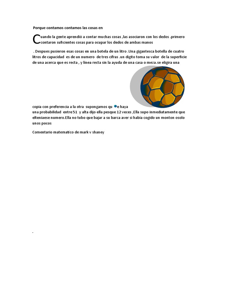 Contando cosas: grupos y ejemplos | PDF