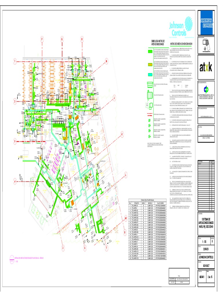 02 MD-401 SISTEMA DE AIRE ACONDICIONADO PLANTA BAJA - ÁREA B-Layout1 | PDF | Termodinámica ...