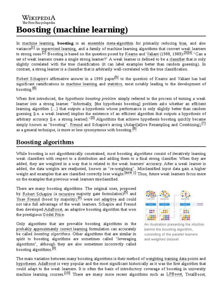 Boosting (Machine Learning) | PDF | Applied Mathematics | Statistical ... Boosting (Machine Learning) | PDF | Applied Mathematics | Statistical ...