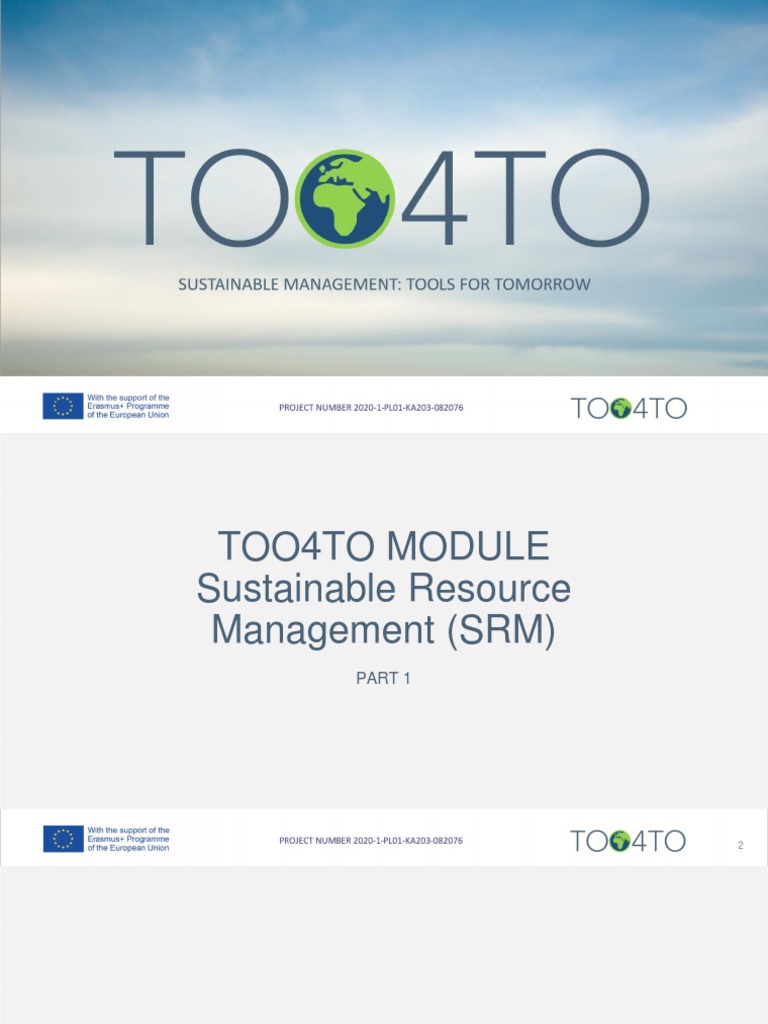 Sustainable Resource Management Overview | PDF | Sustainability ...