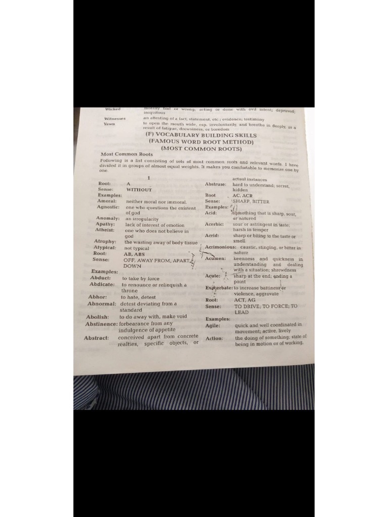 Vocabulary Words 2nd Semester | PDF