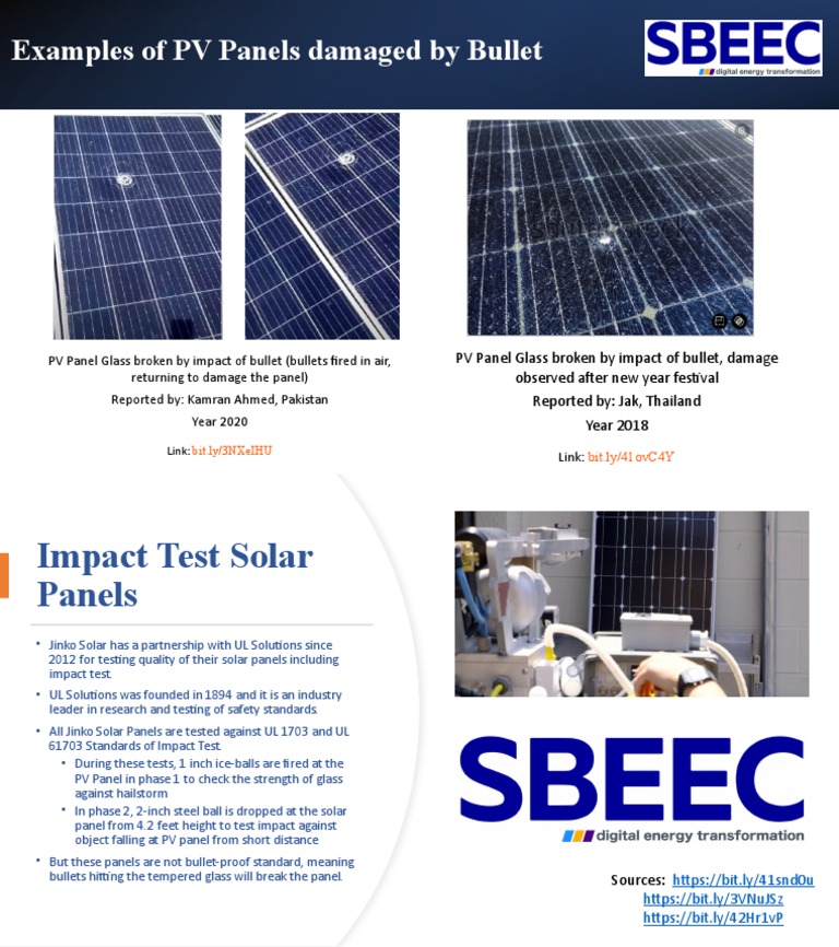 Solar Panel Impact Test | PDF