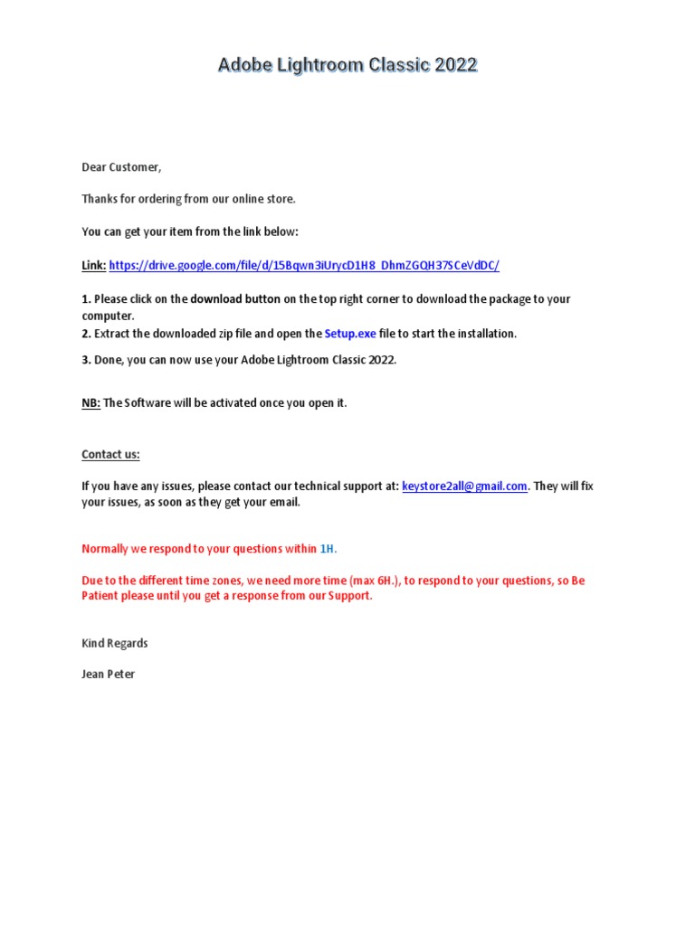 Adobe Lightroom Classic 2022 | PDF