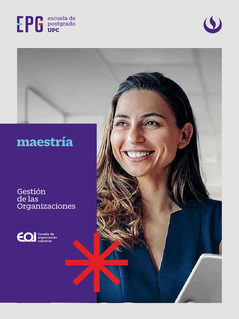 UPM-23 MA Gestion Organizaciones BROU 20.04 | PDF | Máster en Administración de Empresas ...