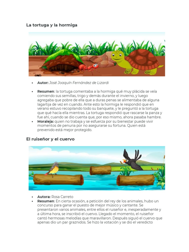 La Tortuga y La Hormiga | PDF