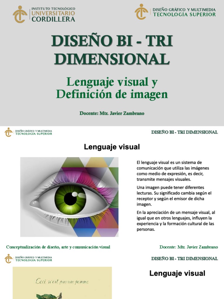 CLASE 02 Lenguaje Visual | PDF | Visión | Comunicación CLASE 02 Lenguaje Visual | PDF | Visión | Comunicación