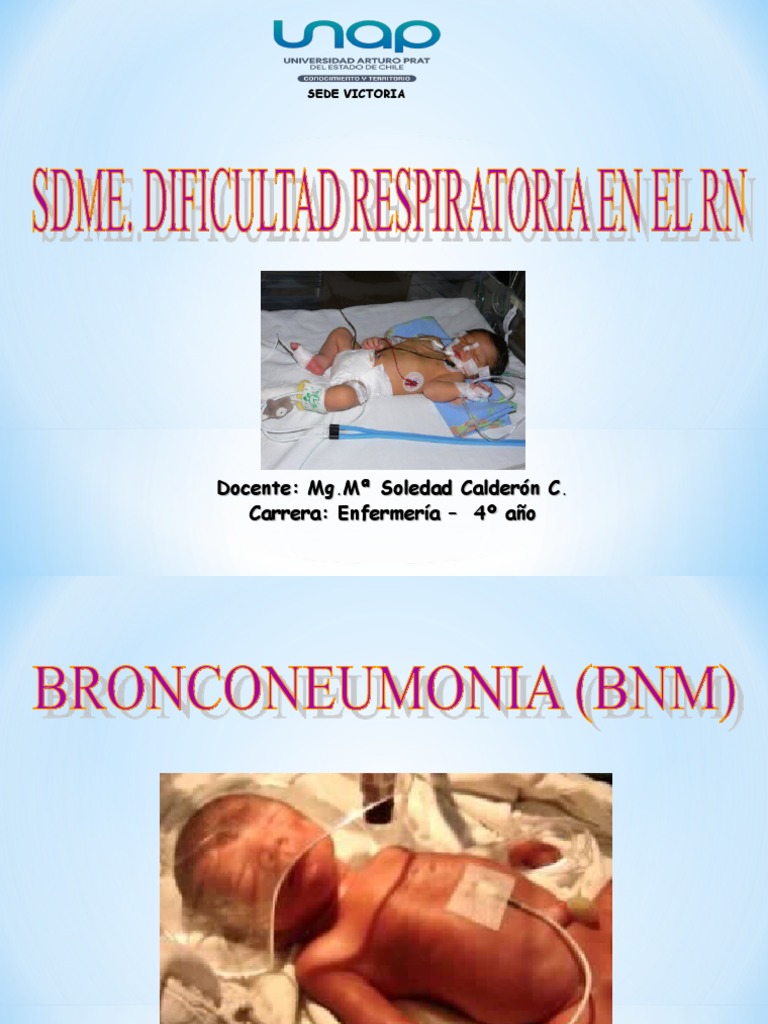 Bronconeumonía Neonatal: Guía Clínica | PDF | Neumonía | Especialidades ...
