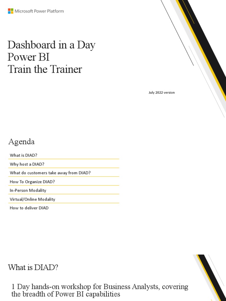 DIAD Train-The-Trainer | PDF | Computing | Software