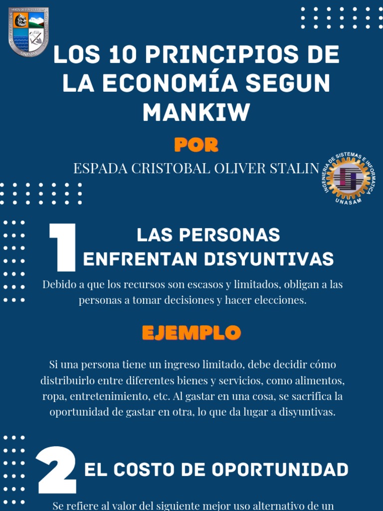 10 Principios de La Economía Según Mankiw | PDF | Mercado (economía ...