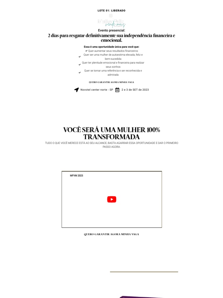 Vendas-Mfvm-02 - Divino Arranjo | PDF | Liberdade | Dinheiro