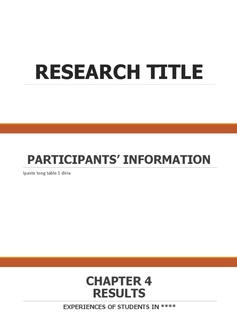 Sample Format For Final Defense | PDF