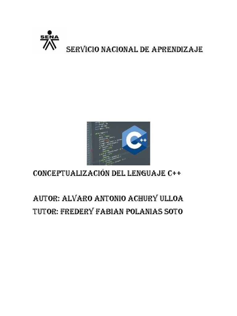 Conceptualizacion C++ | PDF | C ++ | Compilador