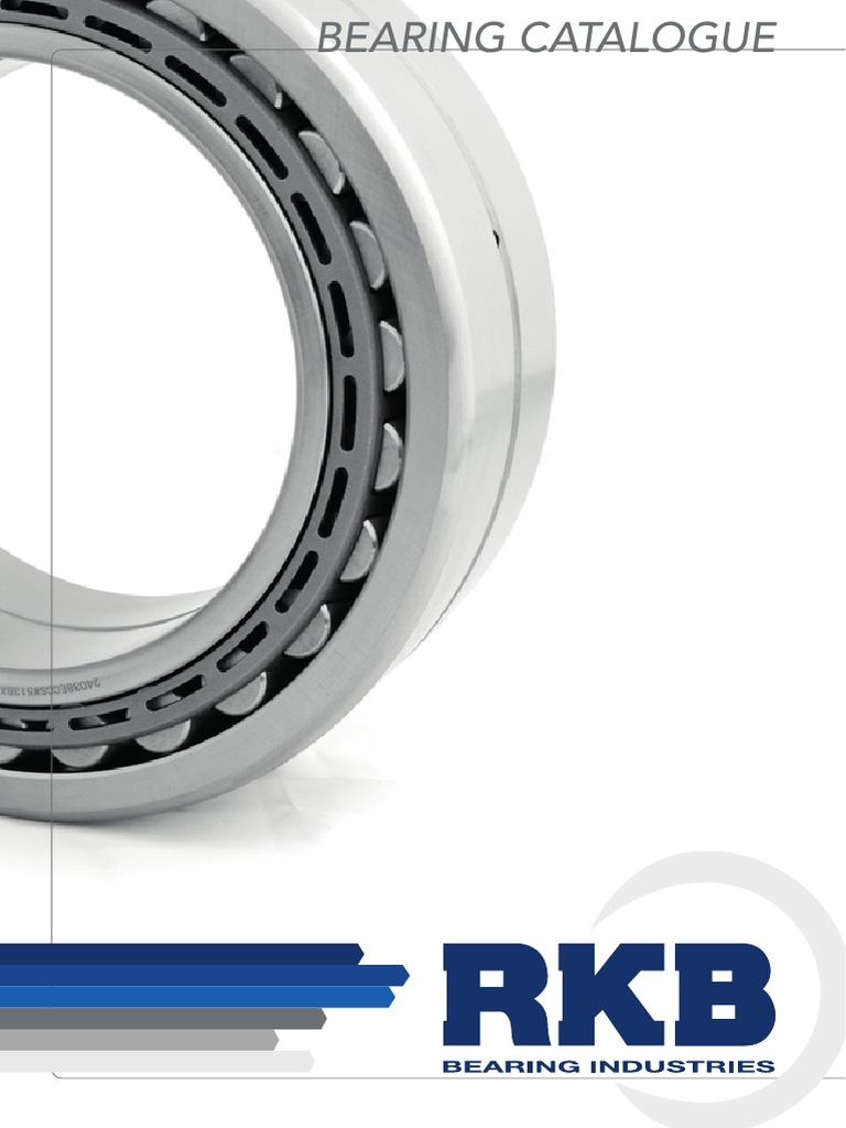 RKB Bearing Catalogue Overview | PDF | Bearing (Mechanical) | Machines